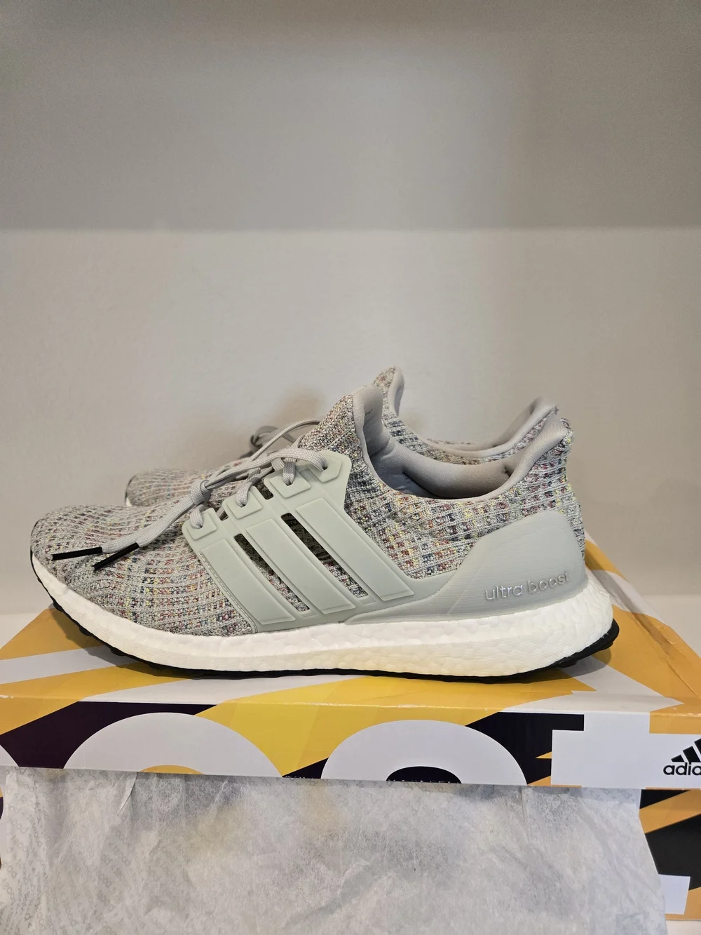 adidas | Shoes | Adidas Ultra Booat Multicolor Knit Running Sneakers ...